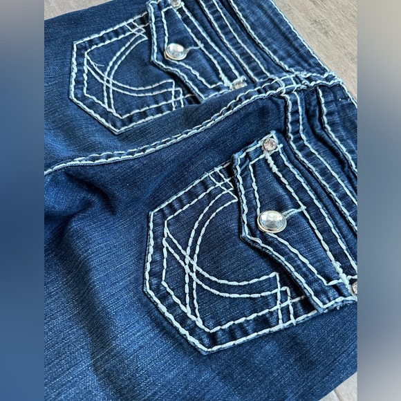 L.A. idol | Jeans | La Idol Low Rise Skinny Jeans With Gemstone Button ...